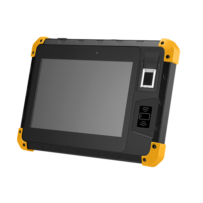 8 Inch NFC 4G UHF Industrial Android PC Tablet POS With Fingerprint ...