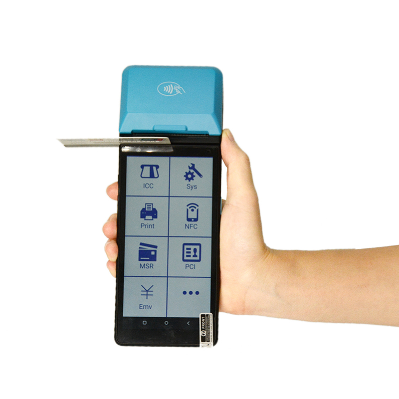 EMV PCI 6 Inch Android 11.0 NFC Bluetooth All In One Handheld Payment ...